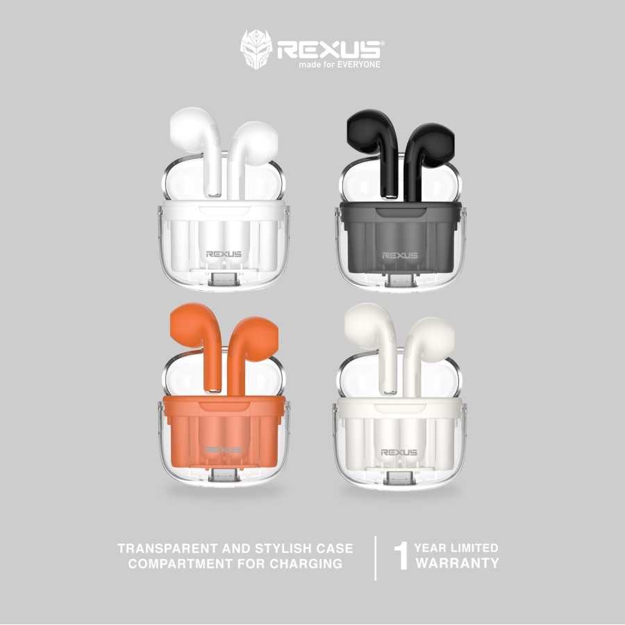 Jual Rexus Earphone TWS FX3 | Jakmall.com