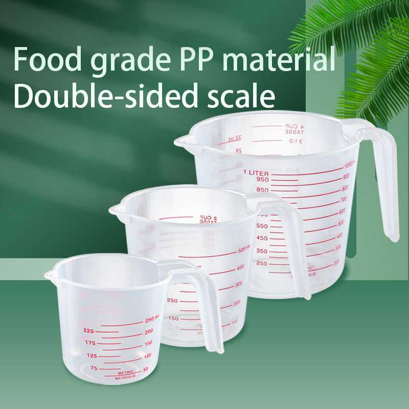 Jual KOLE Gelas Ukur Takaran Plastik Measuring Cup OZ | Jakmall.com