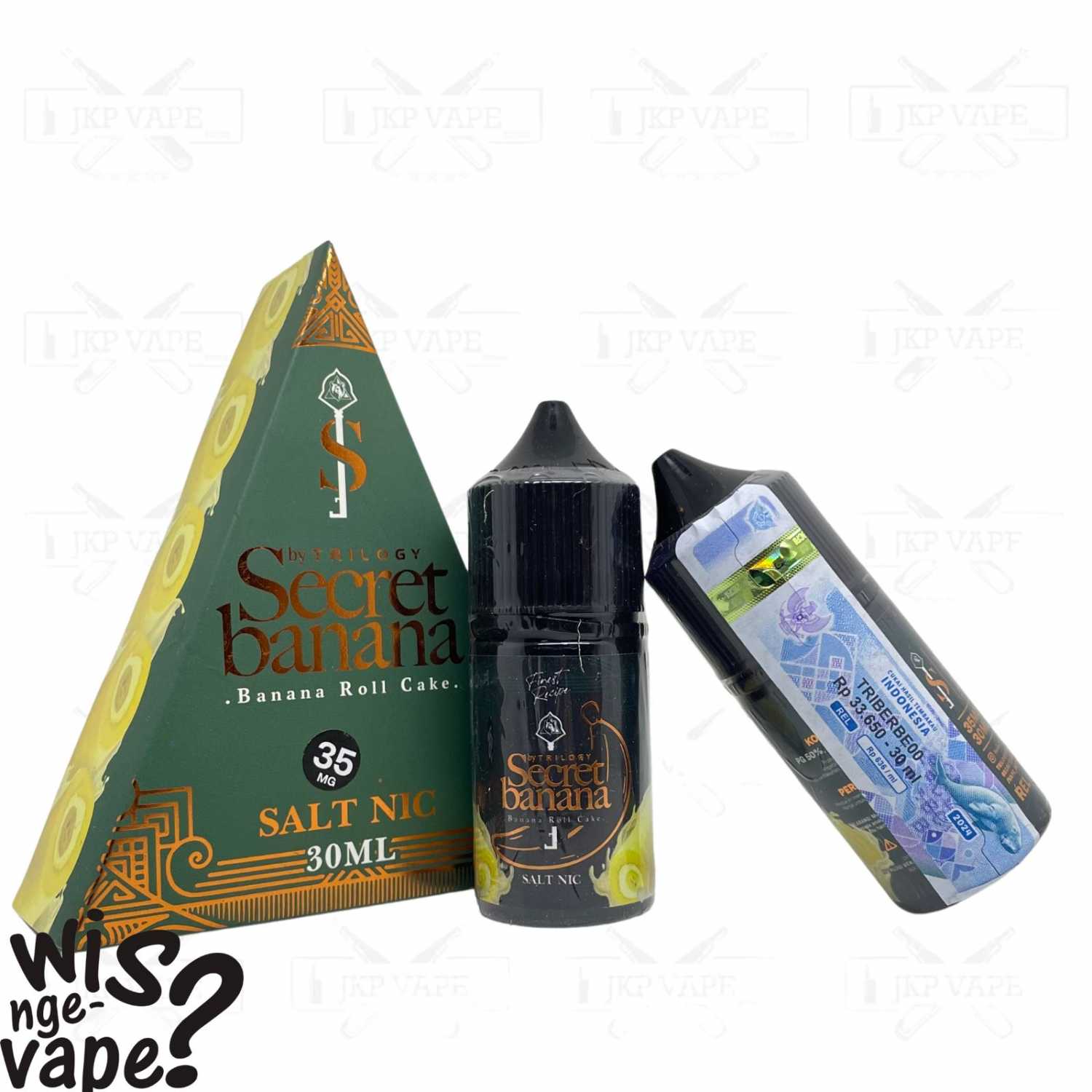 Jual Secret Banana Roll Cake 30ml - Salt Nic By Trilogy X Jvape