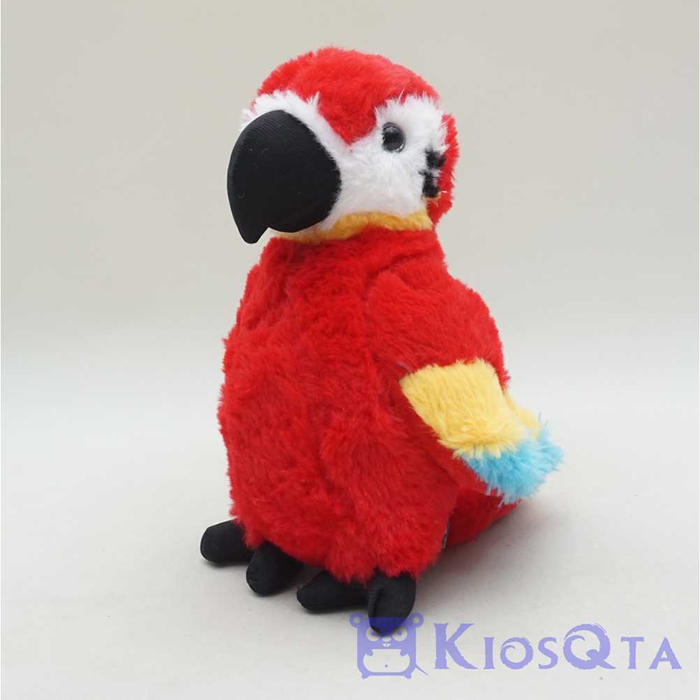 Jual boneka burung kakatua macaw merah beo medium | Jakmall.com