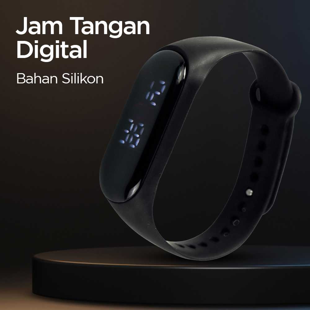 Jual Smile Jam Tangan Digital LED Sillicone Sport Watch - SM161