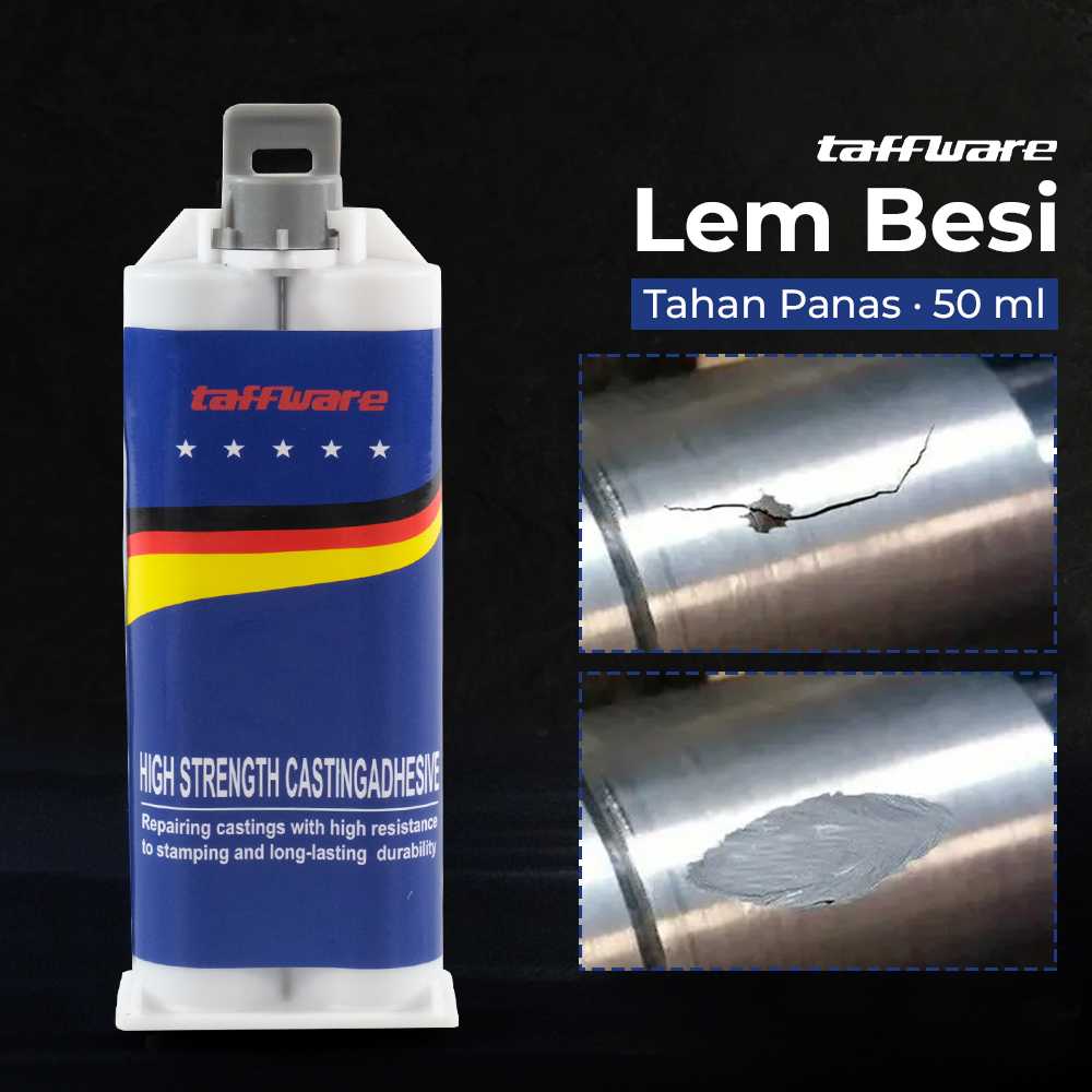 Jual Taffware Lem Besi Tahan Panas Glue Adhesive Industrial AB