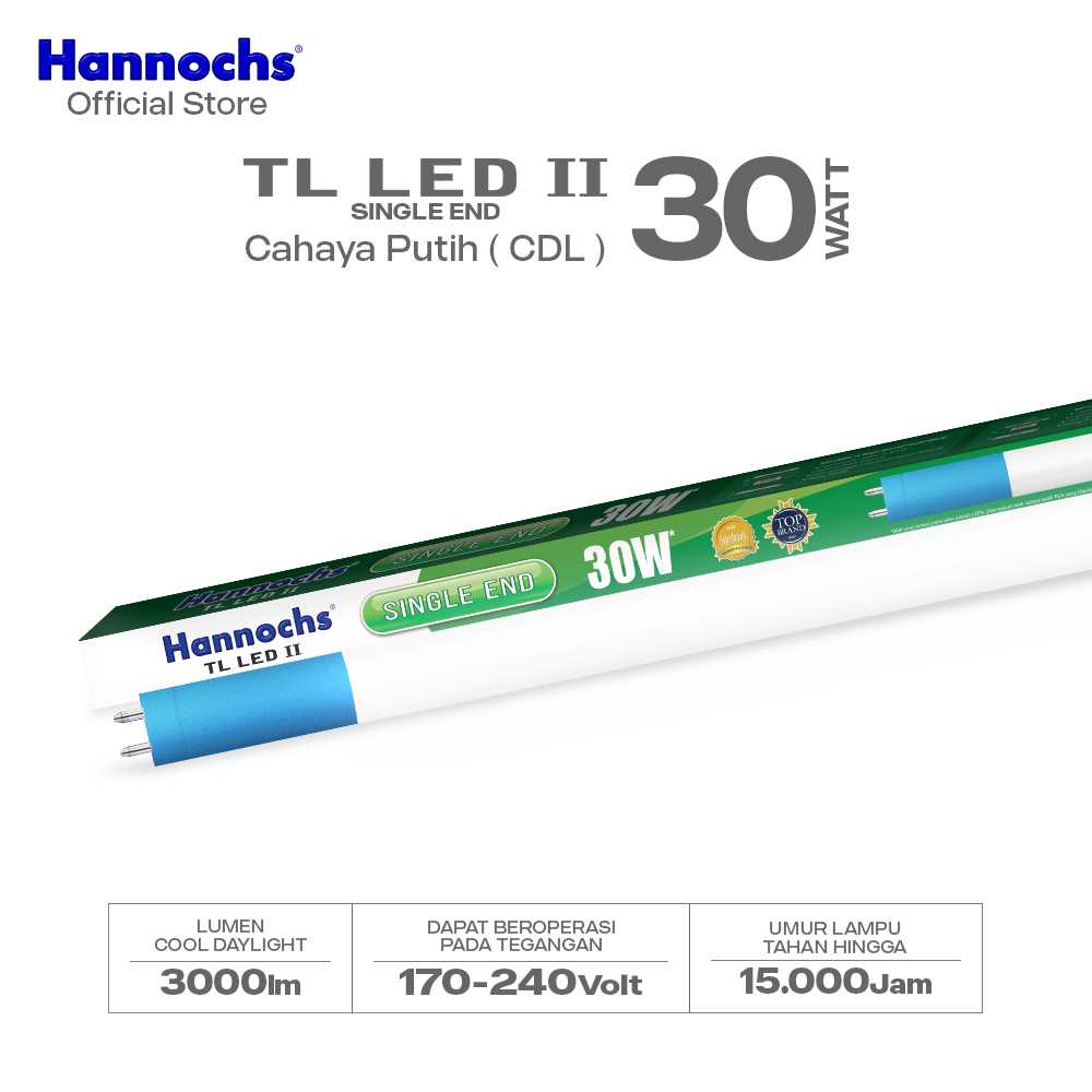 Jual Hannochs Lampu TL LED II Single End 30 Watt Lampu Tube