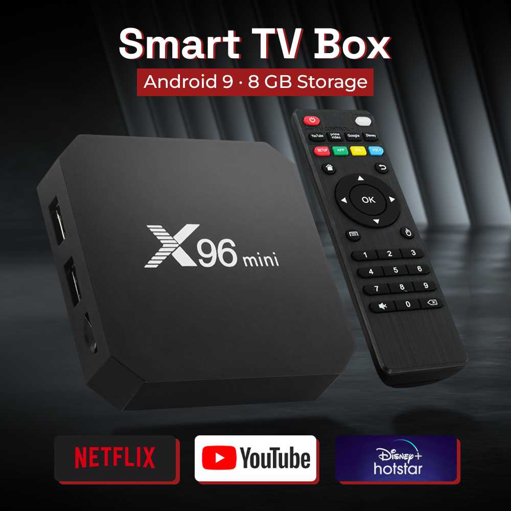 Jual X96 Mini Smart TV Box Android 9.0 DDR3 1GB 8GB | Jakmall.com