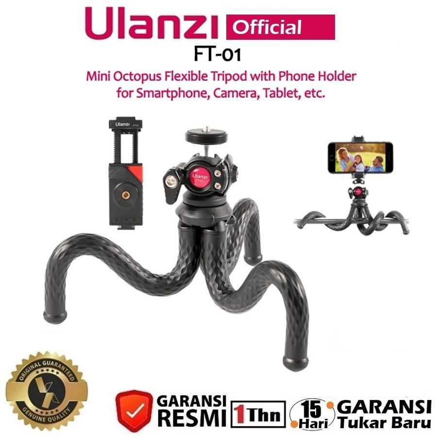 Jual Ulanzi FT-01 Mini Flexible Gorilla Octopus Tripod with