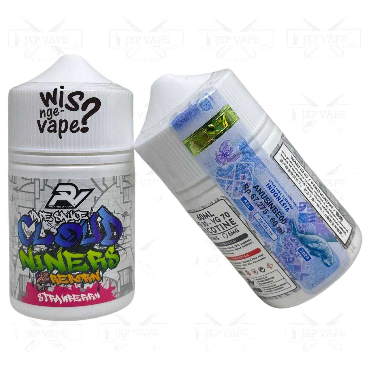 Jual Cloud Niners Strawberry 60ml - CN Reborn Series Liquid By