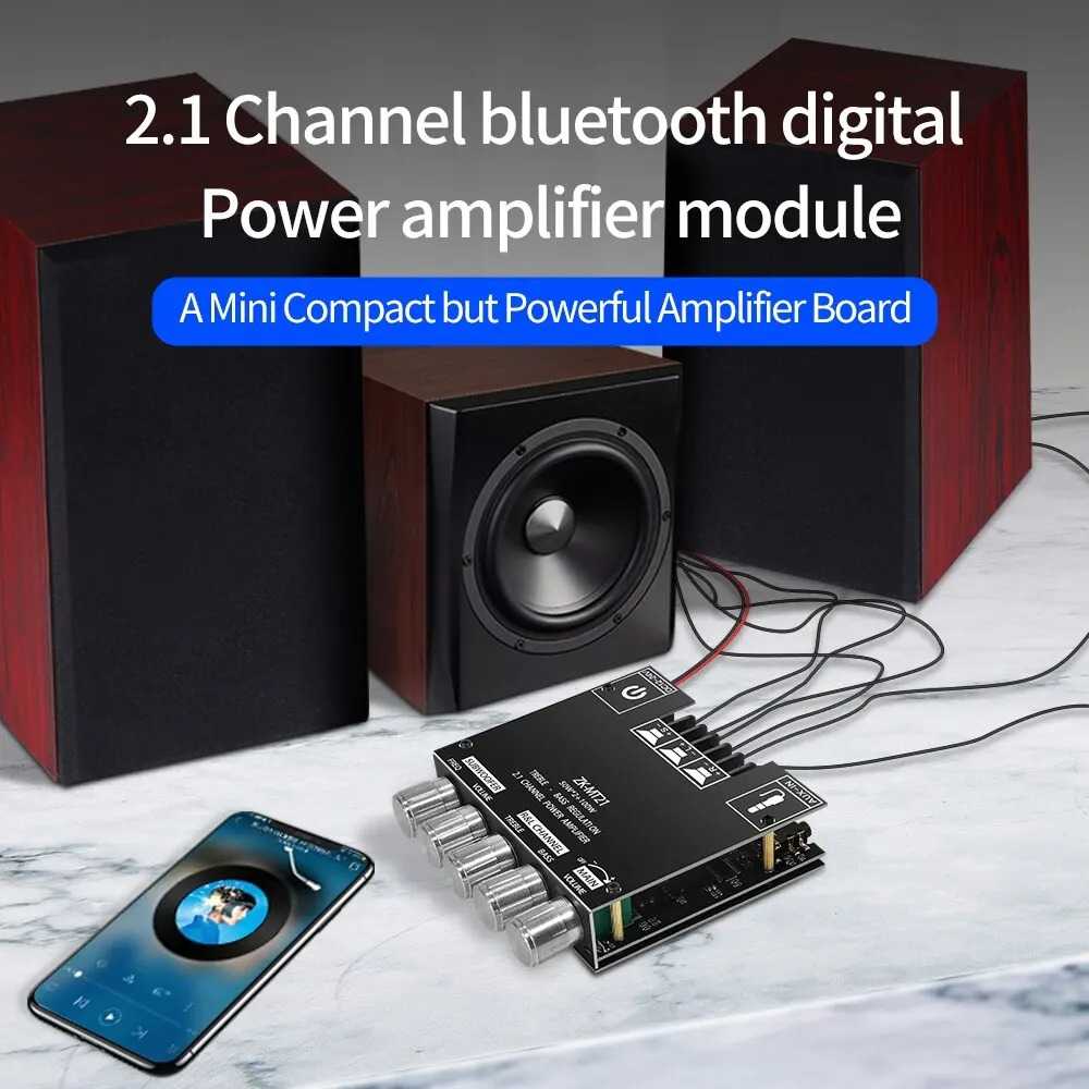 Jual HongX Audio Amplifier Bluetooth 5.0 AUX 2.1 Channel | Jakmall.com