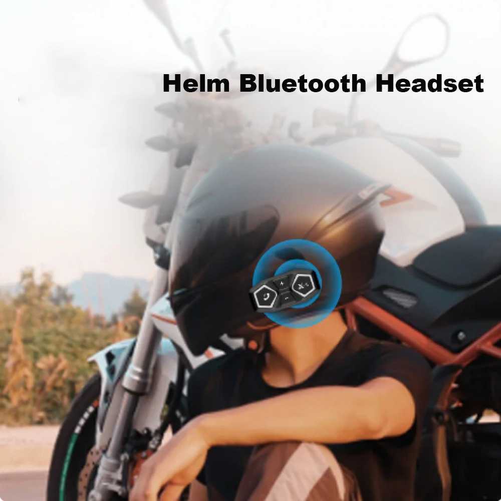 Jual Arikasen Headset Helm Bluetooth Call Music IPX6 1200mAh