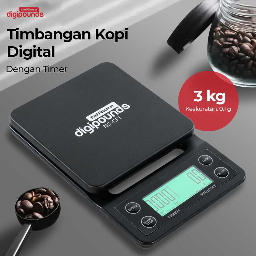 Jual Taffware Digipounds Timbangan Kopi Digital Timer Coffee