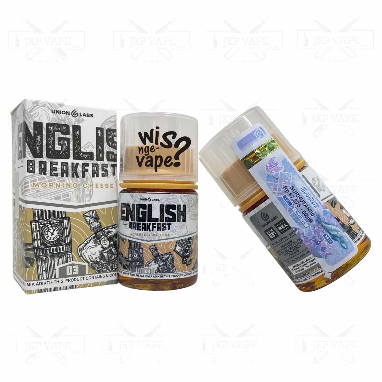 Jual English Breakfast V4 Morning Cheese 60ml - By Union Labs