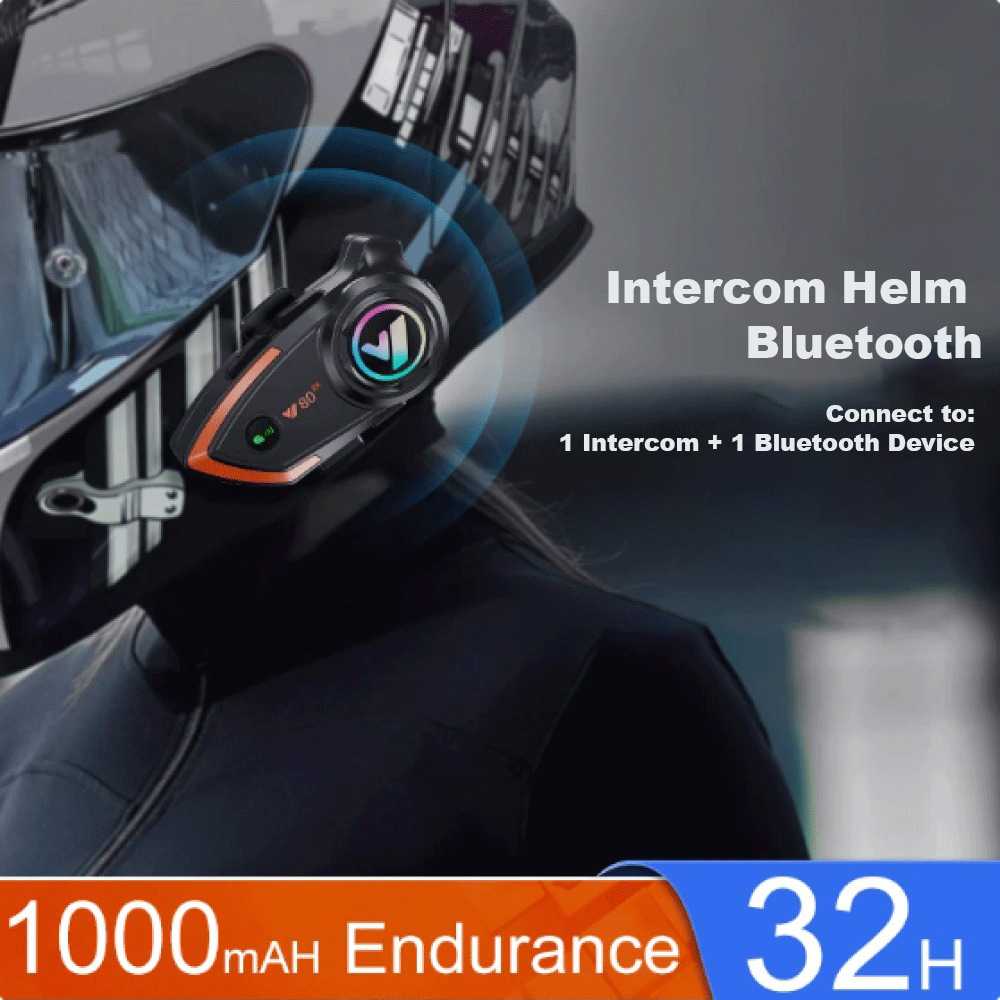 Jual Kebidumei Intercom Helm Bluetooth Headset 2 Riders Music