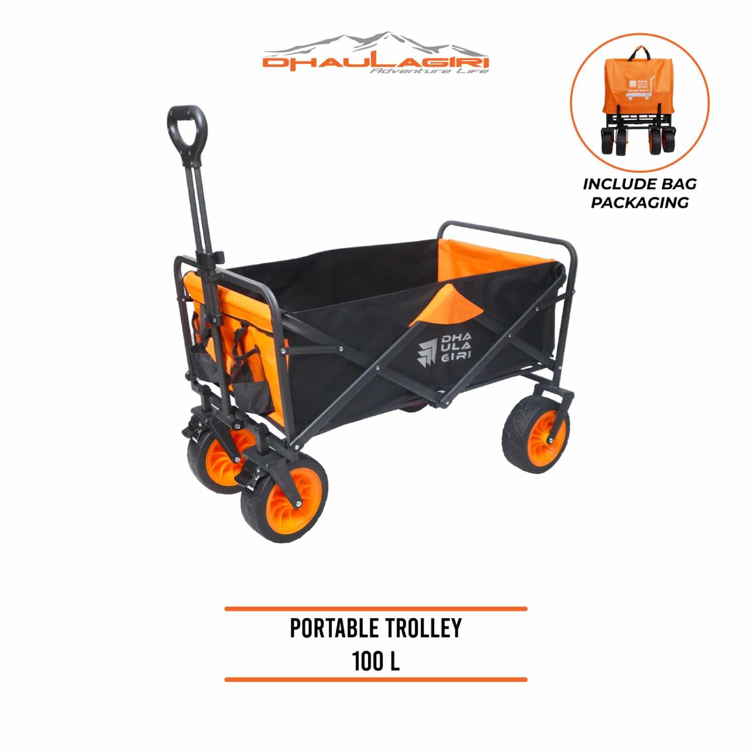 Jual Dhaulagiri Portable Trolley 100 L/ Troli Multifungsi Untuk
