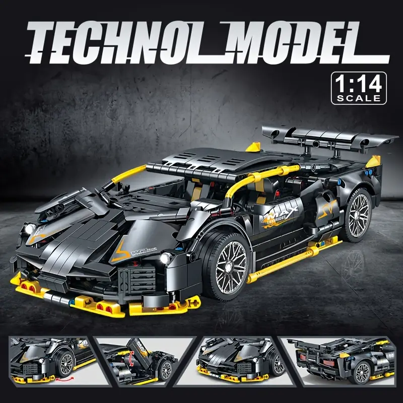 Jual TECHNOLMODEL Mainan Mobil Balap Lambo 1:14 Lego Bricks