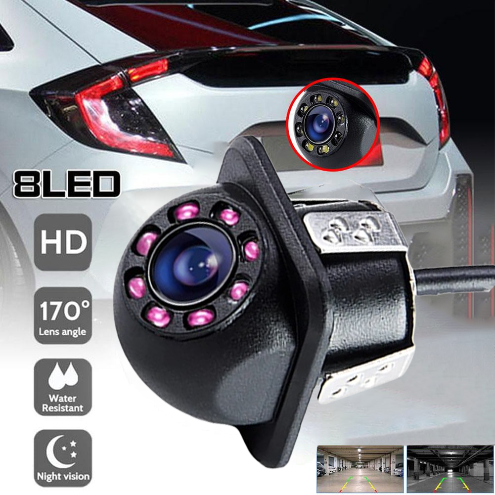 Jual Hippcron Kamera Mundur Mobil Parkir Rear View Camera 8 LED