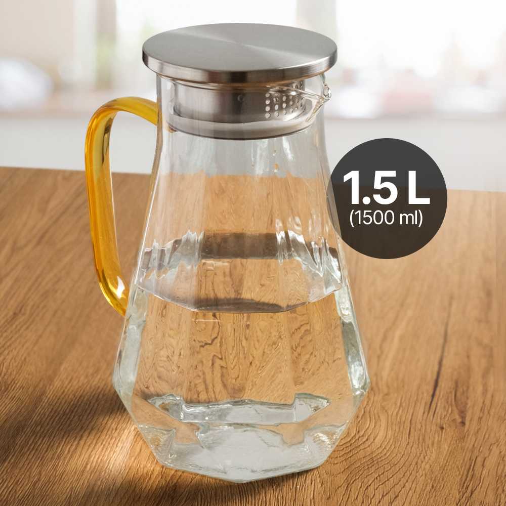Jual BORREY Teko Pitcher Kaca Tahan Panas Api Water Jug | Jakmall.com