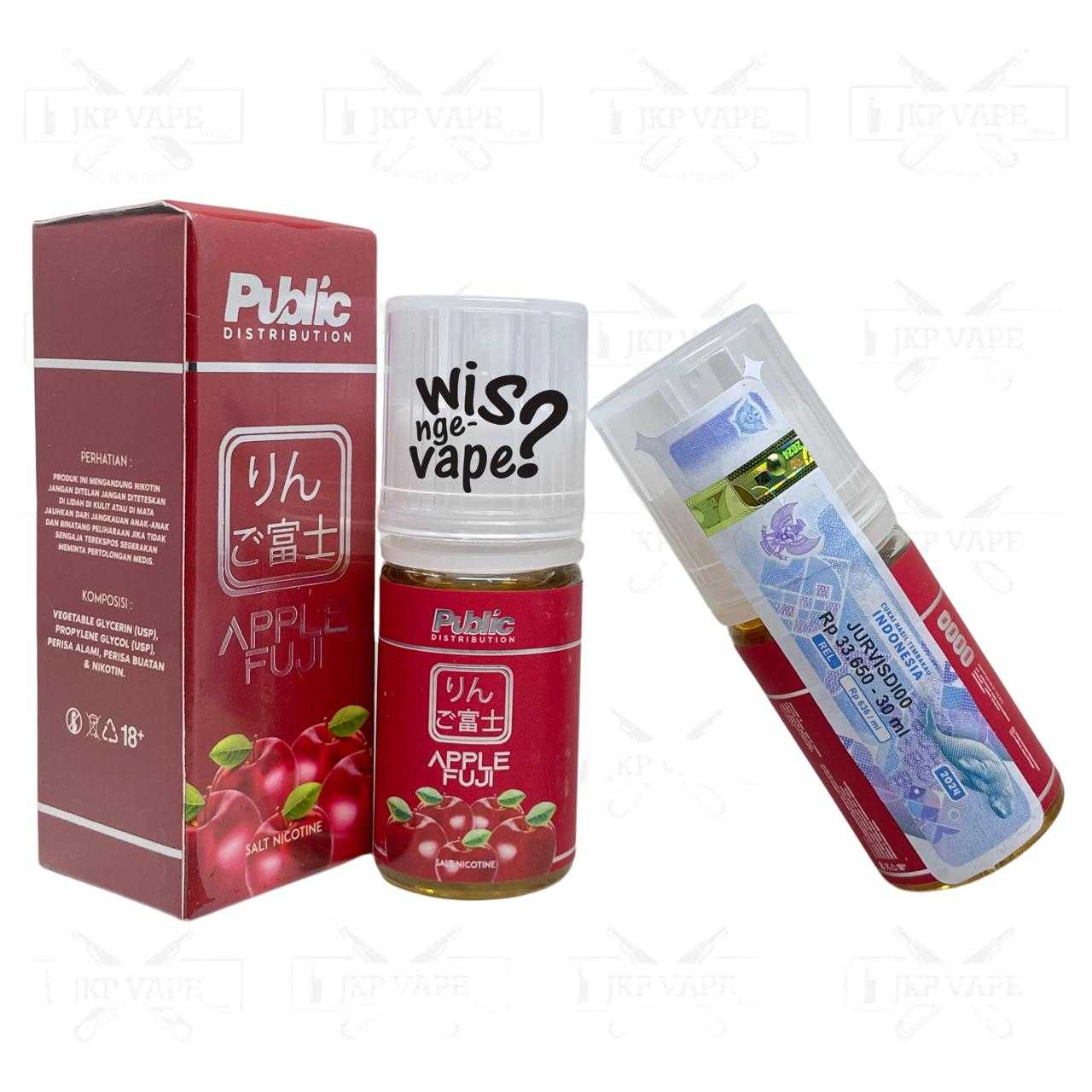 Jual Apple Fuji 30ml - Salt Nic Liquid Vape By Public Distri