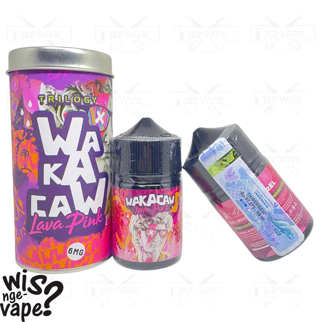 Jual Wakacaw Lava Pink 60ml - Wakacaw V3 Liquid Vape By Trilogy