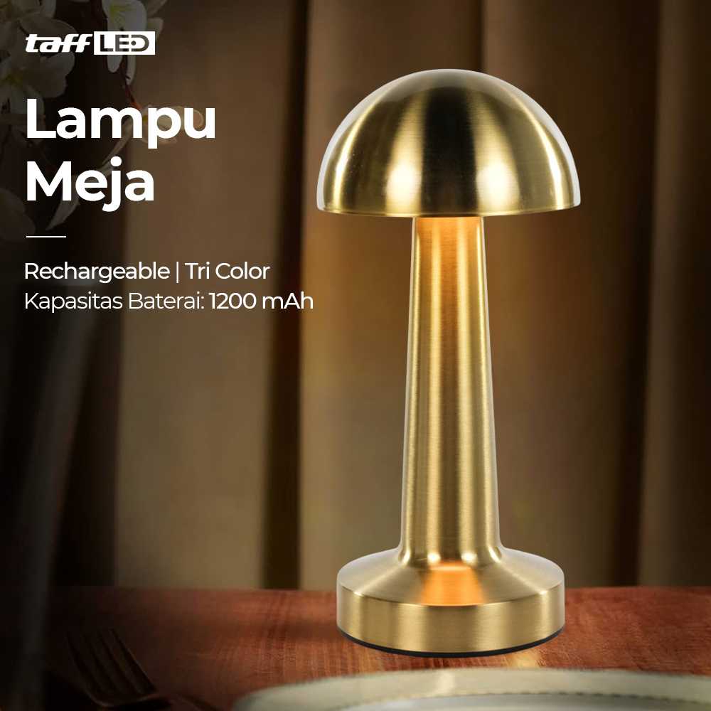 Jual TaffLED Lampu Meja Hias Touch LED USB Rechargeable Tri