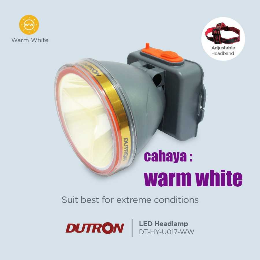 Jual DUTRON HY-U017 ULTRA BEAM Senter Kepala LED 45w headlamp
