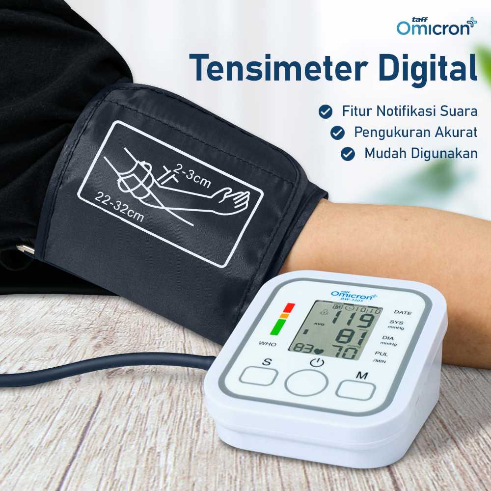 Jual TaffOmicron Tensimeter Digital Pengukur Tekanan Darah