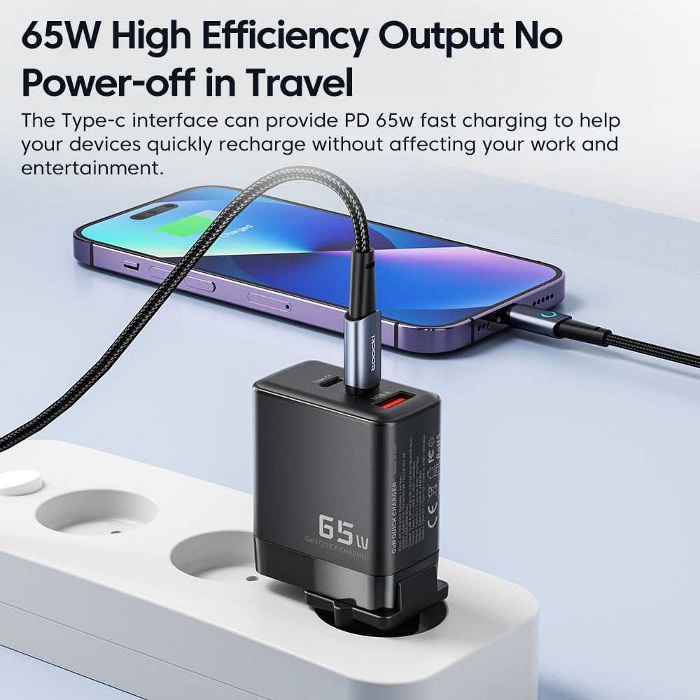 Jual Toocki Kepala Charger USB Fast Charging Multi Port PD QC