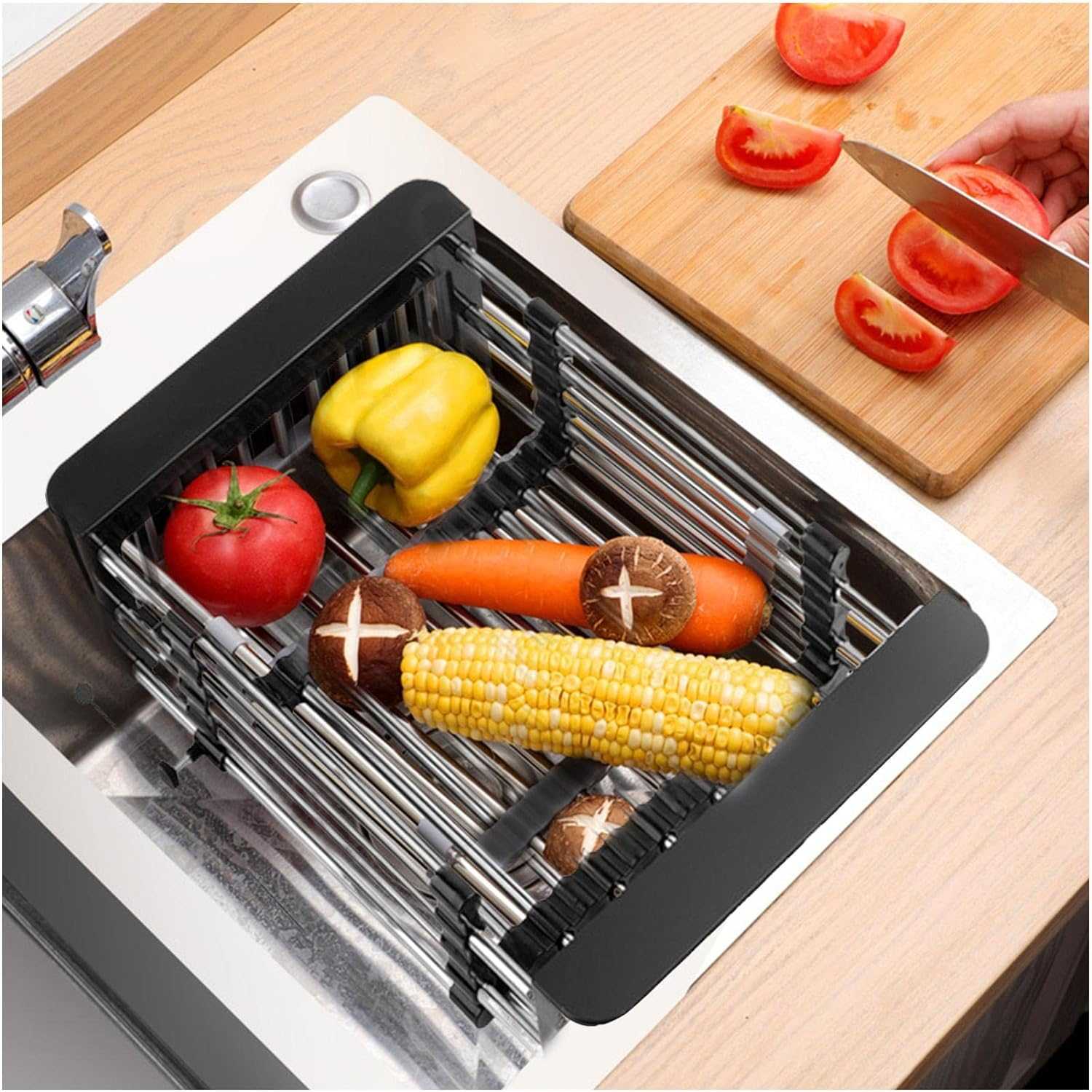 Jual Keranjang Wastafel Pengering Peniris Piring Sayur | Jakmall.com