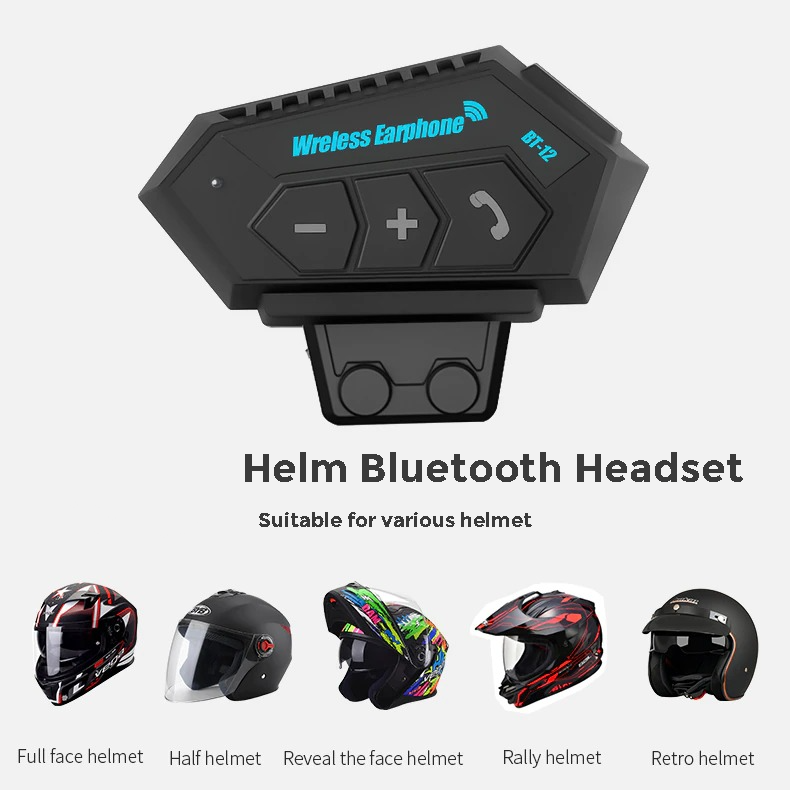 Jual OTOHEROES Headset Helm Bluetooth Call Music Waterproof