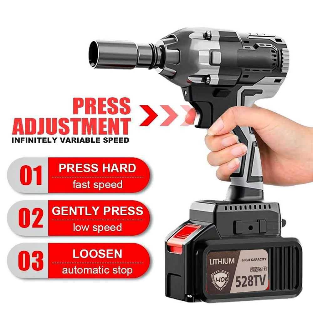 Jual HILIXUN Mesin Bor Listrik Impact Wrench Kunci Shock | Jakmall.com