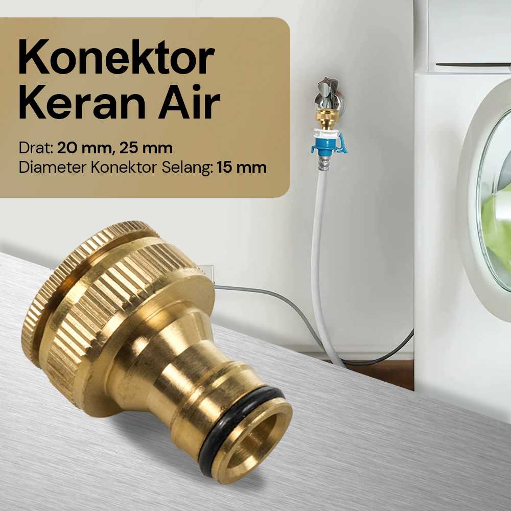 Jual WHISM Konektor Keran Air Washing Machine Conversion | Jakmall.com