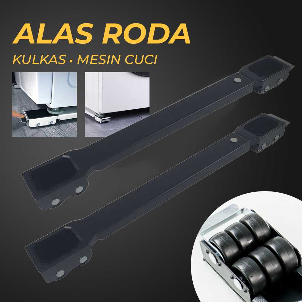 Jual OIMG Alas Roda Kulkas Mesin Cuci Stand Moveable Roller 70cm