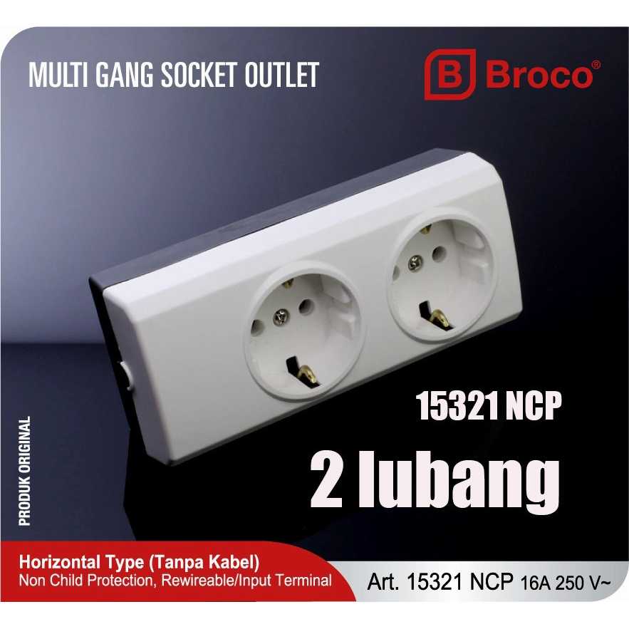 Jual STOP KONTAK BROCO 2 3 4 5 6 LUBANG / TERMINAL / COLOKAN