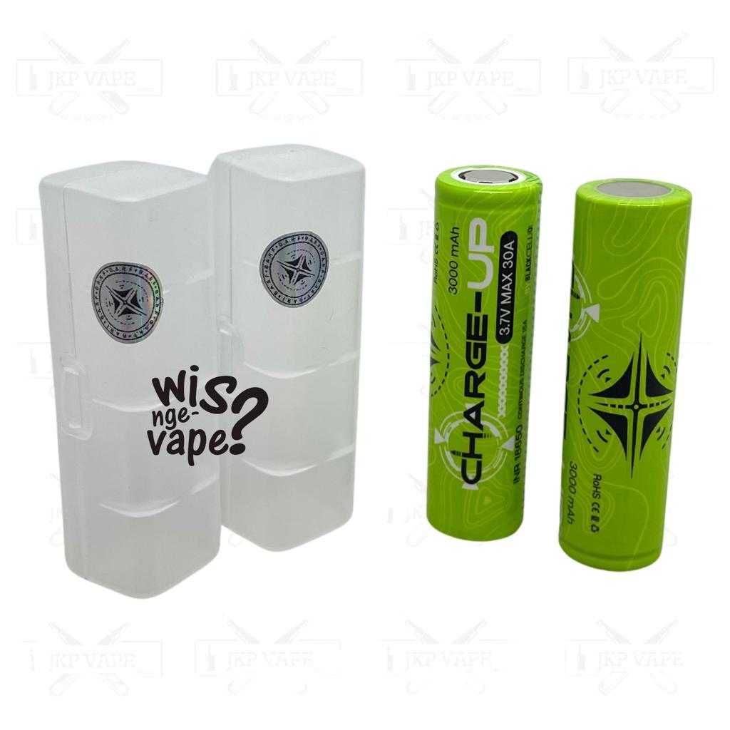 Jual Battery Charge Up 3000mAh - INR 18650 30A Authentic by