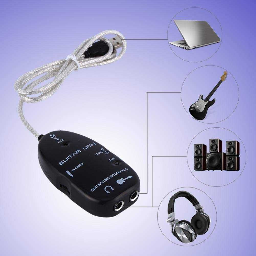 Jual Homeland USB Gitar Link Audio Cable for PC or Mac - HD031