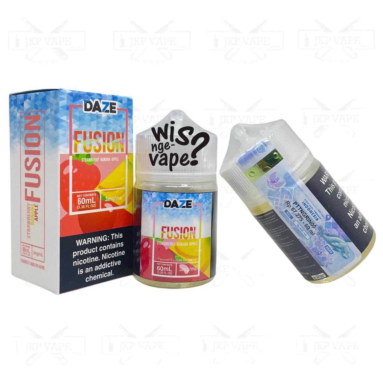 Jual Daze Fusion 60ml - Liquid Vape by 7Daze USA | Jakmall.com