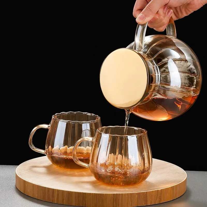 Jual Yarlung Teko Teh Kaca Tahan Panas Api Glass Teapot 1.3L