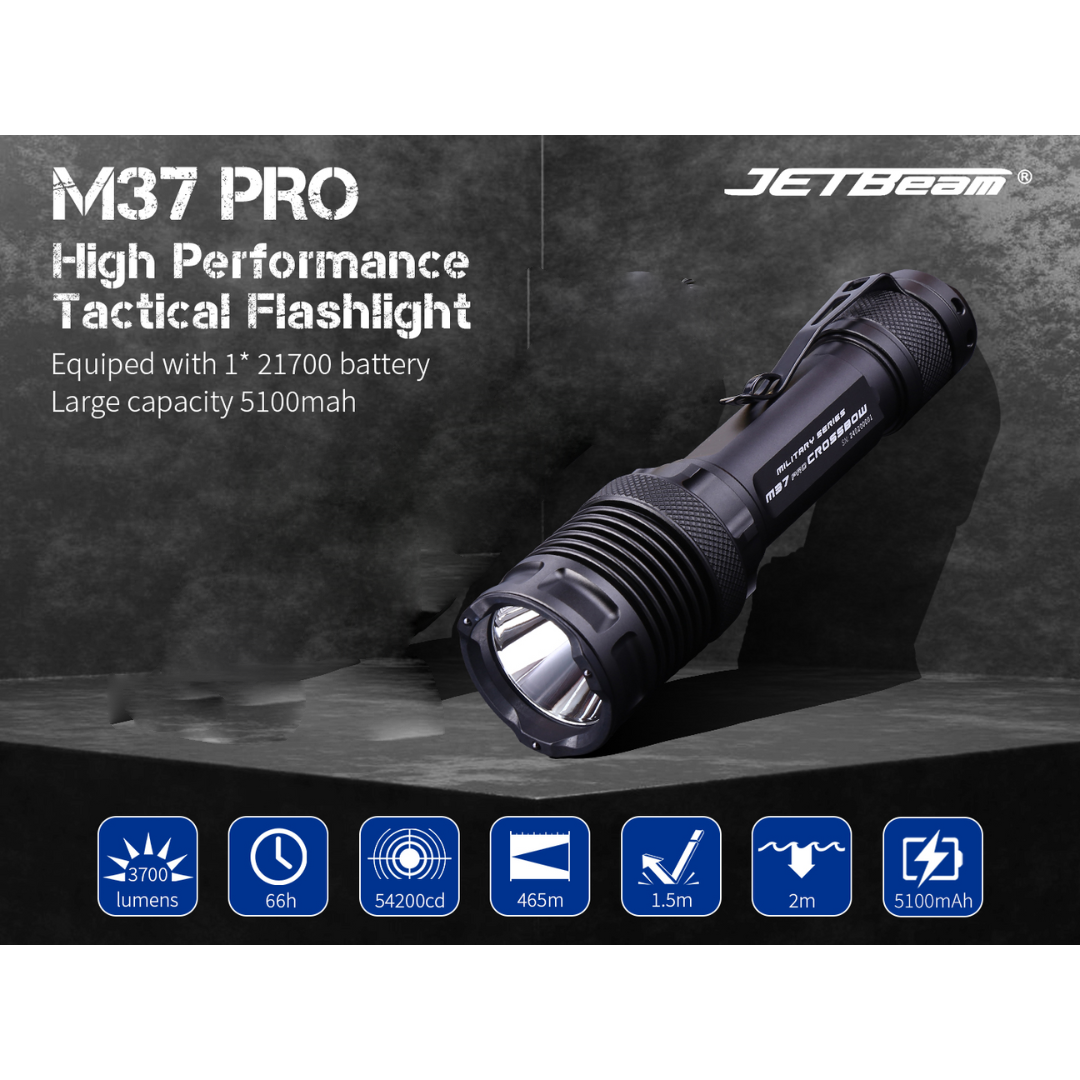 Jual JETBeam Senter LED CREE XHP50.3 Tactical Rechargeable IPX8