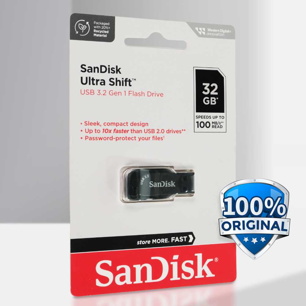 Jual SanDisk Ultra Shift Flashdisk USB Gen 1 - SDCZ410 | Jakmall.com