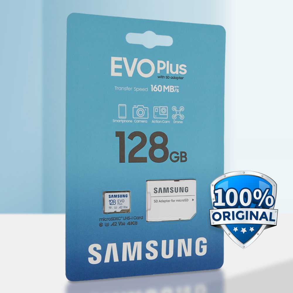 Jual Samsung EVO Plus MicroSD U3 V30 A2 160MB/s with Adapter
