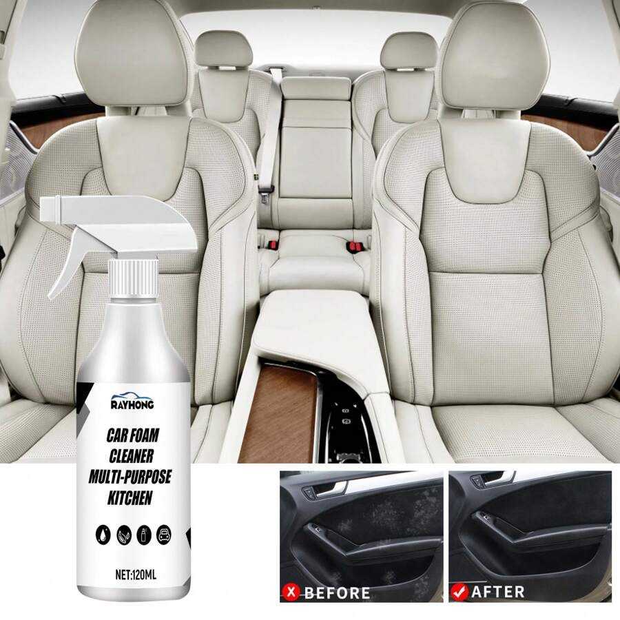 Jual Rayhong Foam Cleaner Spray Car Interior Agent Cleaner 120ml