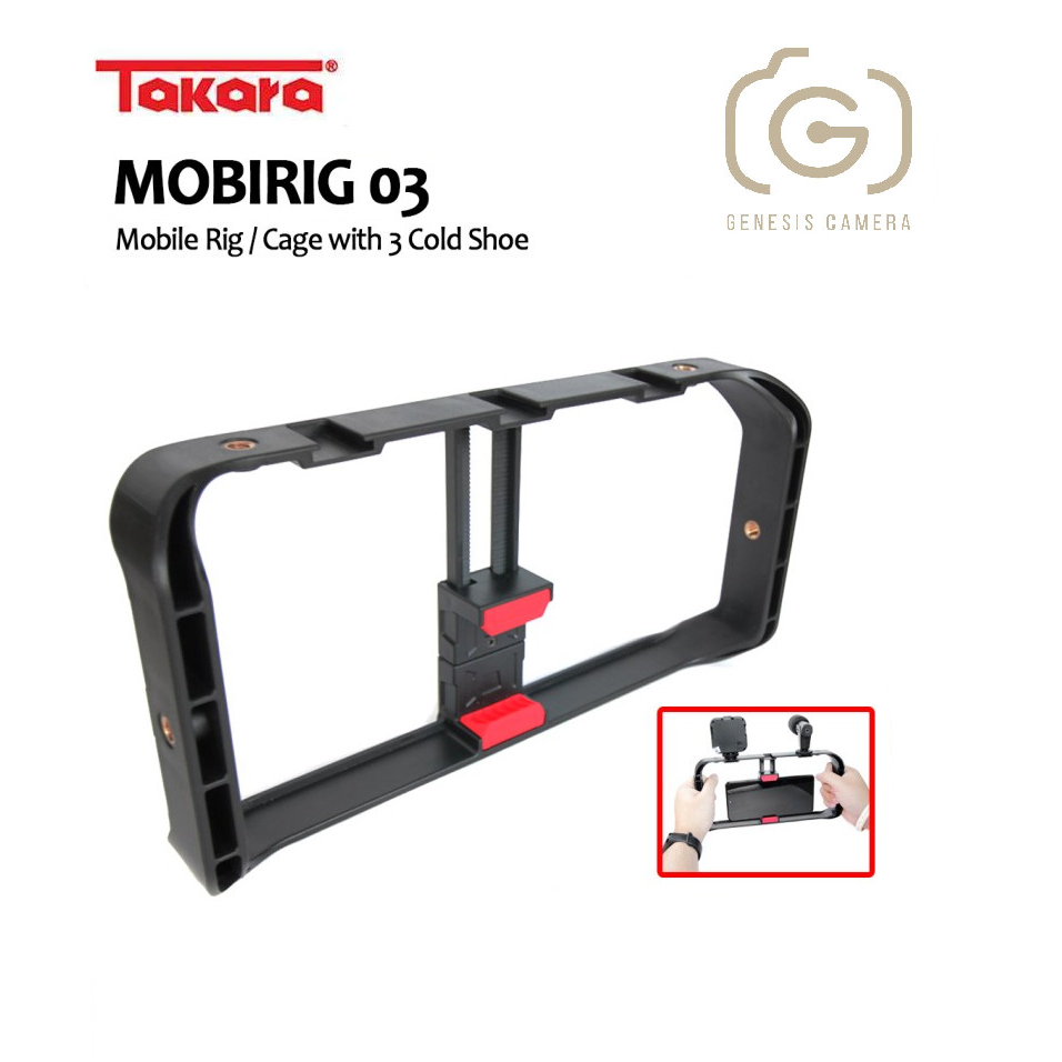 Jual Takara Mobirig 03 Smartphone Mobile Rig Cage for Vlogging