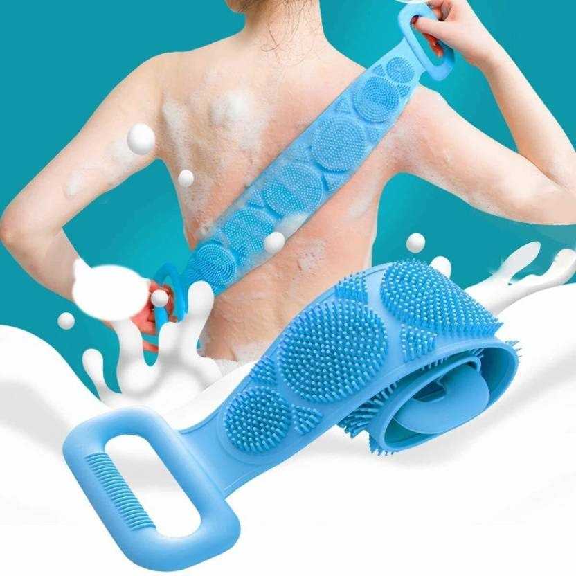 Jual BWOHOPS Alat Bantu Mandi Sikat Punggung Silicone Scrub