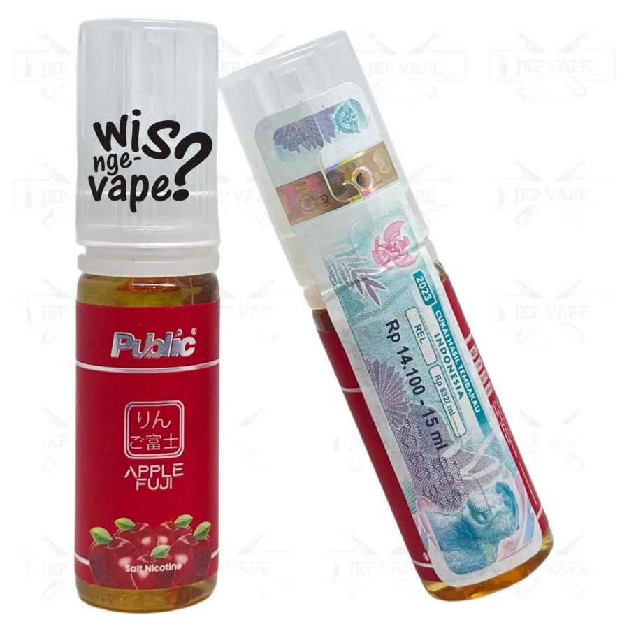 Jual Apple Fuji 15ml - Salt Nic Liquid Vape By Public | Jakmall.com