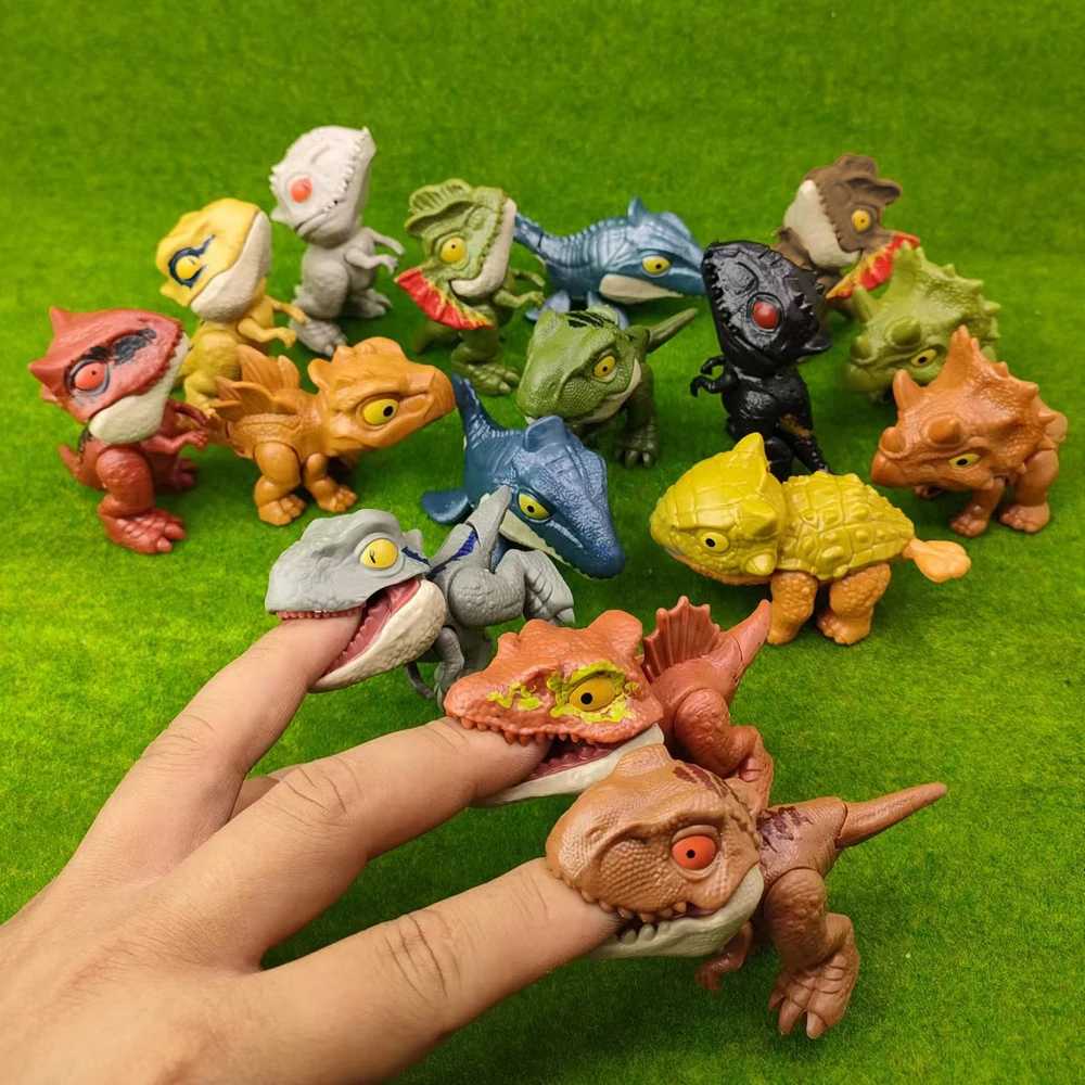 Jual NOVO Mainan Action Figure Dinosaur Interactive Finger