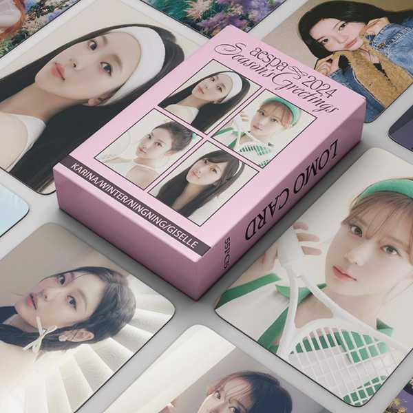 Jual photocard aespa 2024 Season's Greetings 2sisi 55pcs agk132
