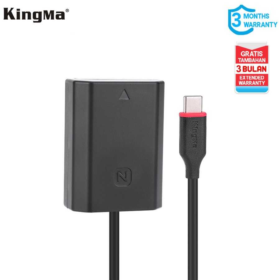 Jual KINGMA Type C USB Dummy Battery for Sony NP-FZ100 Power