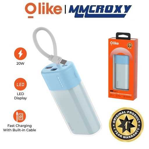 Jual Olike P10C Powerbank Compact Pop Built-in Cable 9000mAh