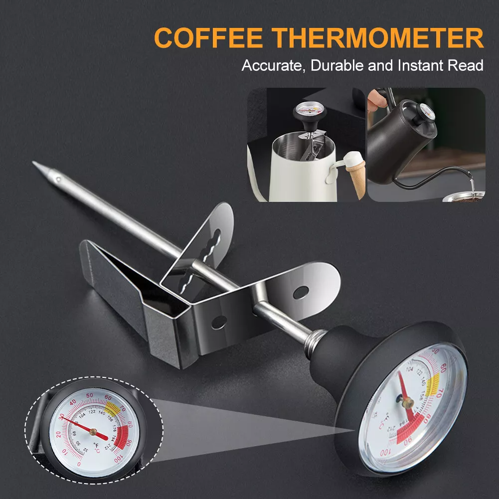 Jual LETUZI Termometer Kopi Celcius Fahrenheit Stainless Steel