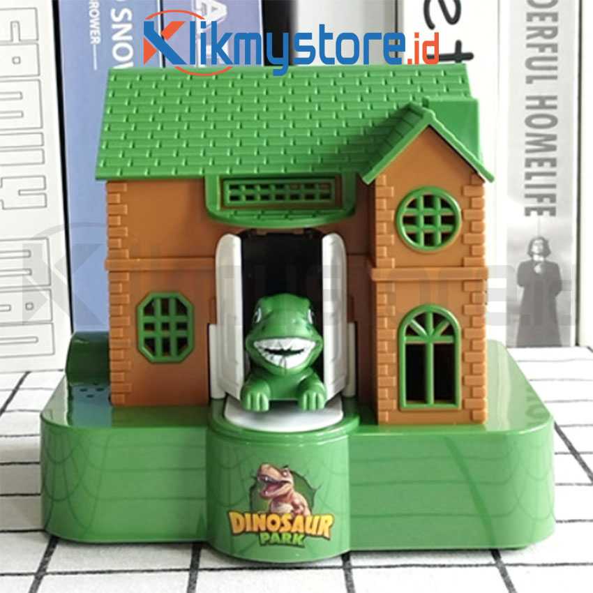 Jual Dino House Piggy Bank Celengan Koin Bentuk Rumah Hewan