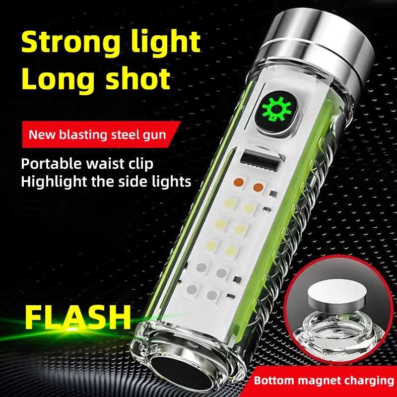 Jual Vieruodis Senter LED Mini EDC Magnetic Flashlight | Jakmall.com