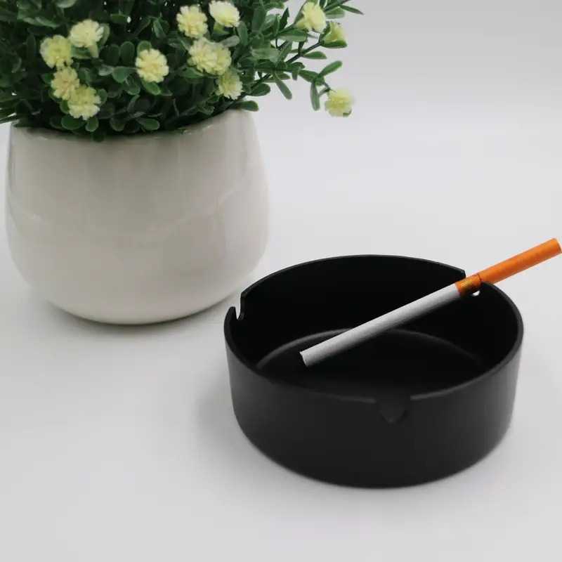 Jual Slyz Asbak Rokok Cigar Short Round Ashtray Stainless Steel